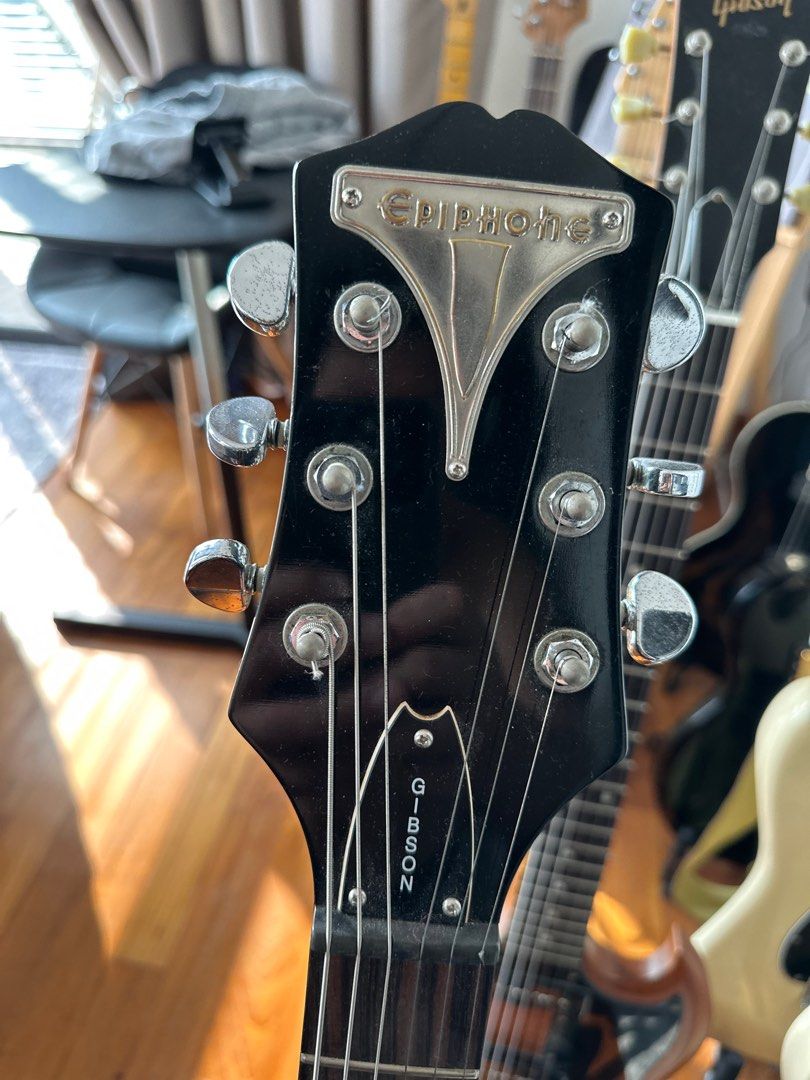 Rare limited edition Flamekat Epiphone Gibson (markdown), Hobbies ...