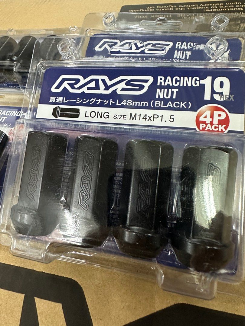 Rays Racing wheel nut M14 1.5 Model Y Model 3 Tesla, 汽車配件, 車軚 - Carousell