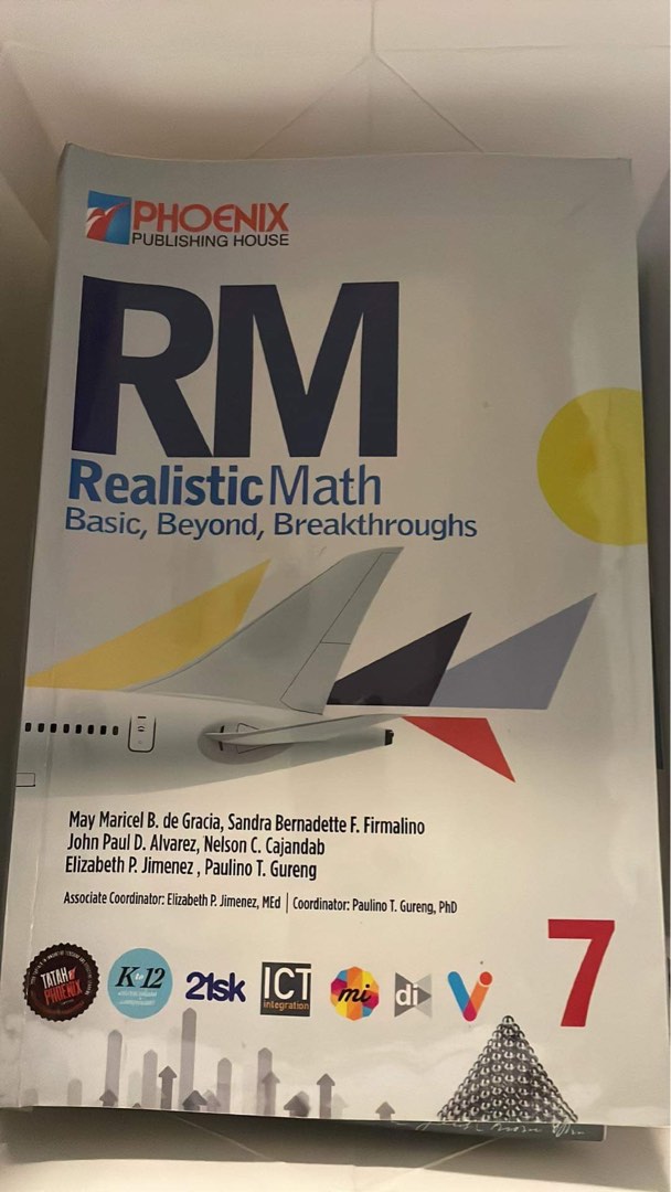 Realistic math 7 on Carousell