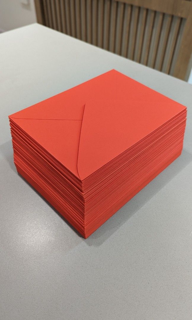 Red Diamond Flap Envelope, Hobbies & Toys, Stationery & Craft, Other ...