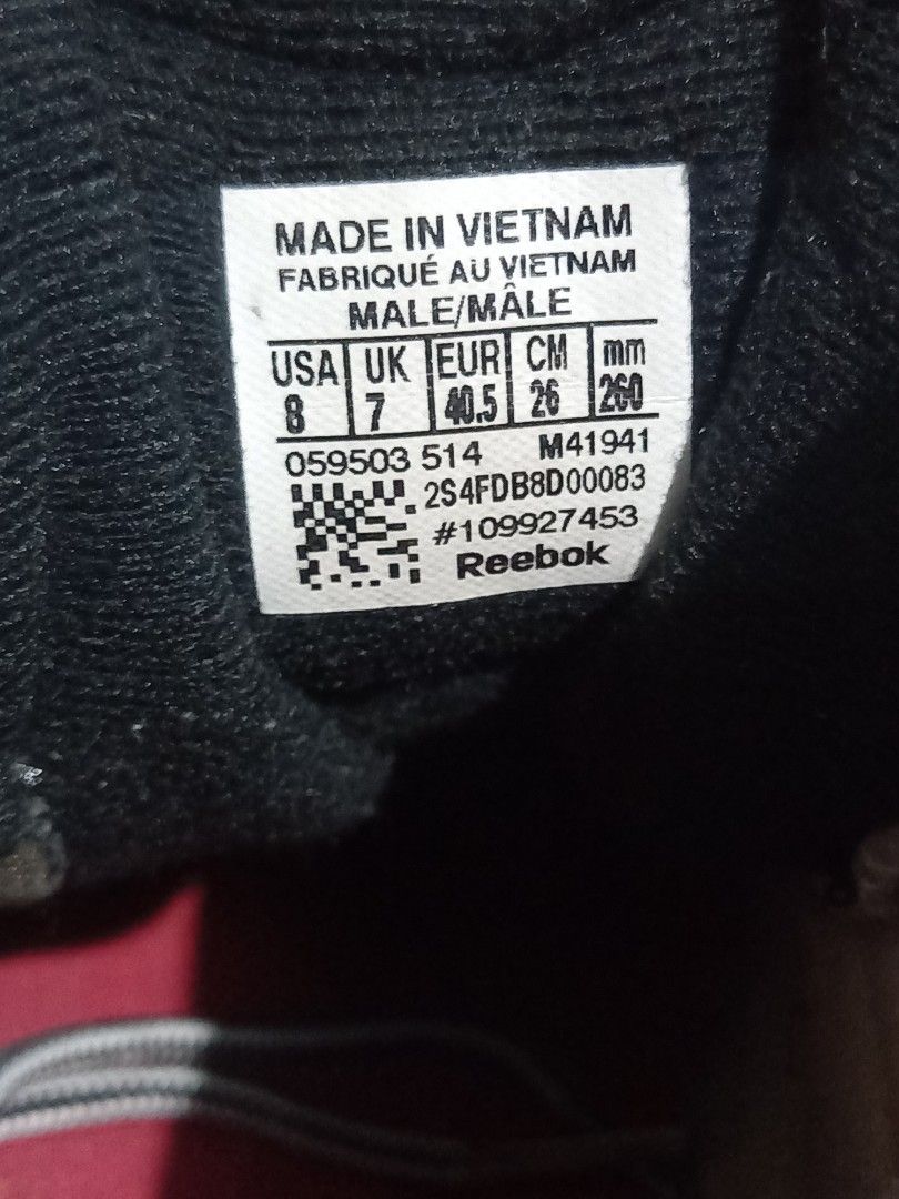 Reebok Van Blast Exel on Carousell