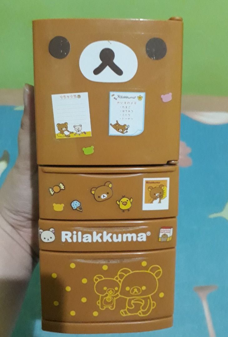 Re-Ment Rilakkuma Refrigerator Miniature Set on Carousell