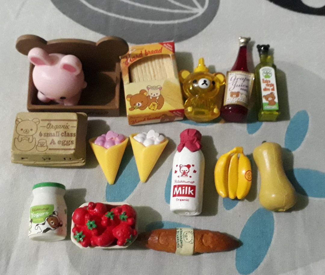 Re-Ment Rilakkuma Refrigerator Miniature Set on Carousell