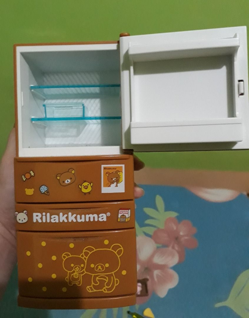 Re-Ment Rilakkuma Refrigerator Miniature Set on Carousell