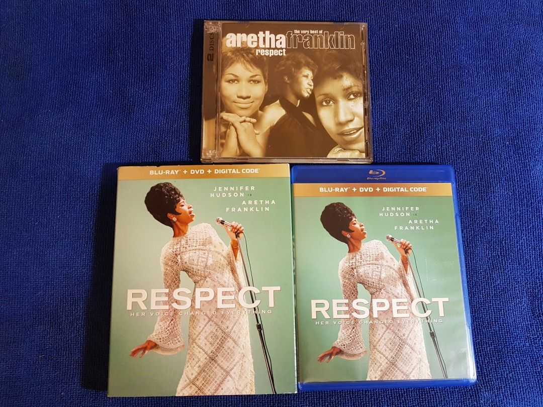 RESPECT Aretha Franklin Set 1st Press Original Region A Blu-Ray And Double CD The Very Best ...
