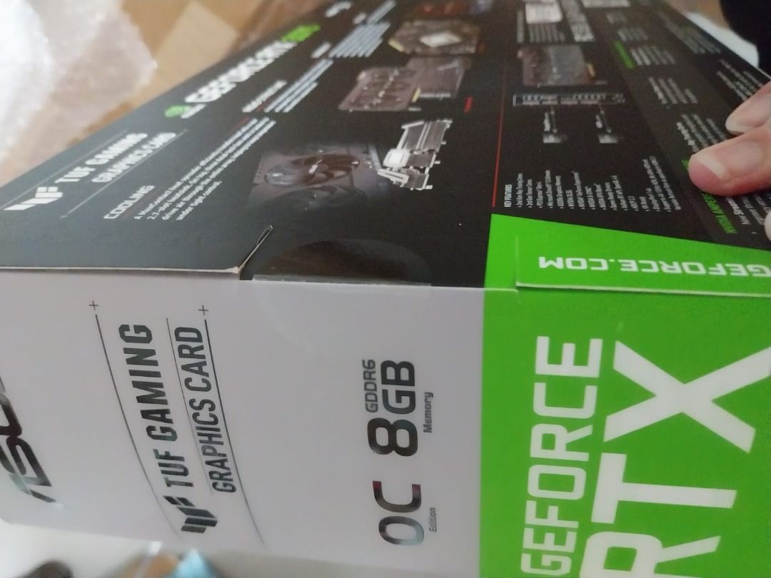 RMA Card *New & Sealed* ASUS TUF Gaming RTX 3070 | Box & Accessories ...