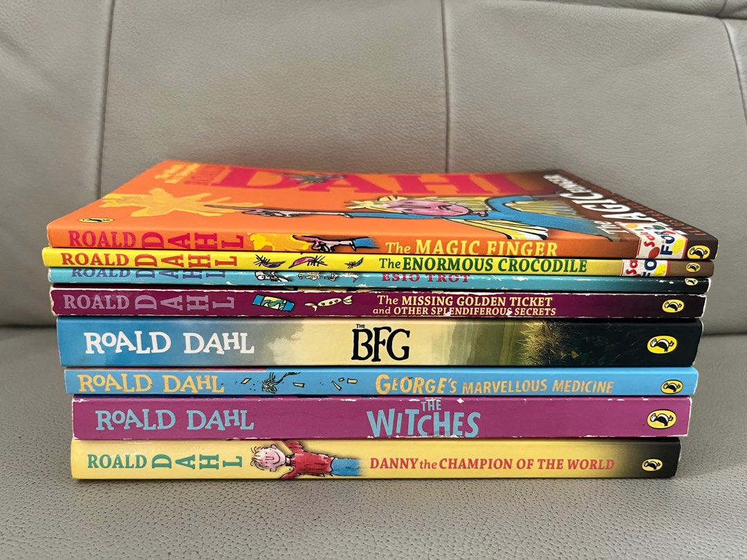 Roald Dahl famous book series, 興趣及遊戲, 書本 & 文具, 兒童書籍 - Carousell