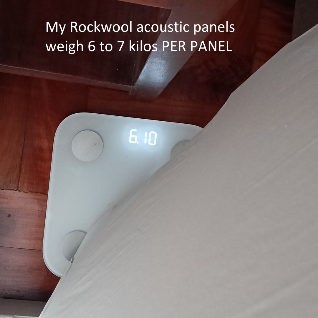 ROCKWOOL ACOUSTIC PANELS (BIG AND HEAVY AND THICK!), Hobbies & Toys ...