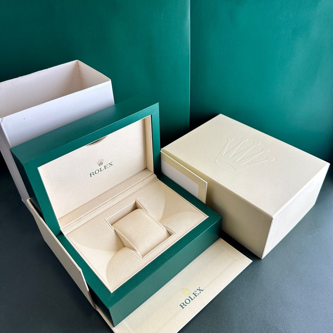 Rolex Box Medium Triple Box, Luxury, Watches on Carousell