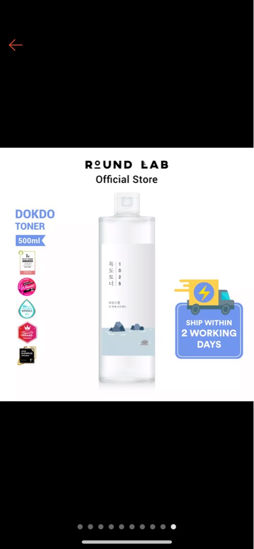 Round Lab Dokdo Toner 500ml, Beauty & Personal Care, Face, Face Care on ...