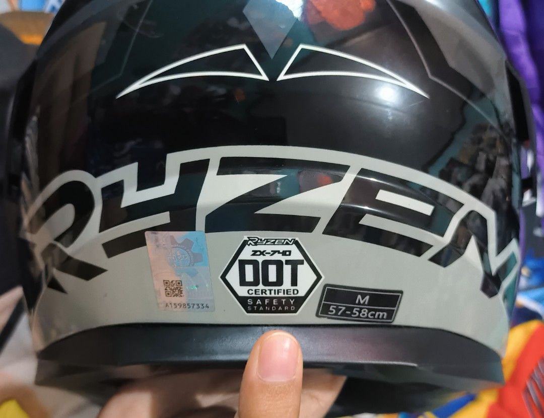 Ryzen ZX 740 Half face Helmet, Motorbikes, Motorbike Parts ...