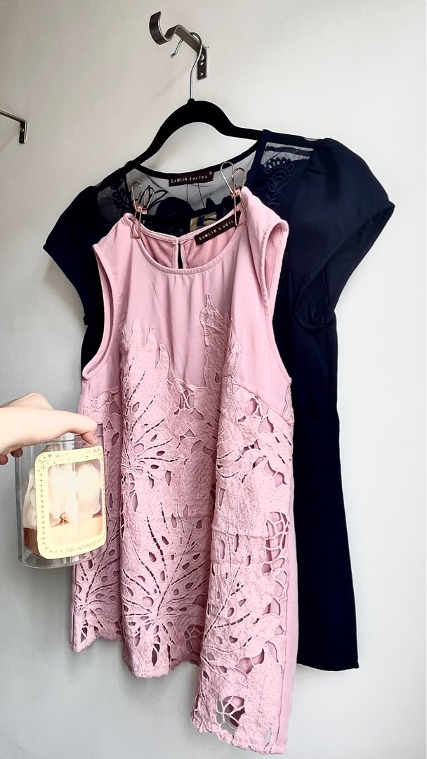 Samlin Ladies blouse bundle with freebie, Women's Fashion, Tops ...