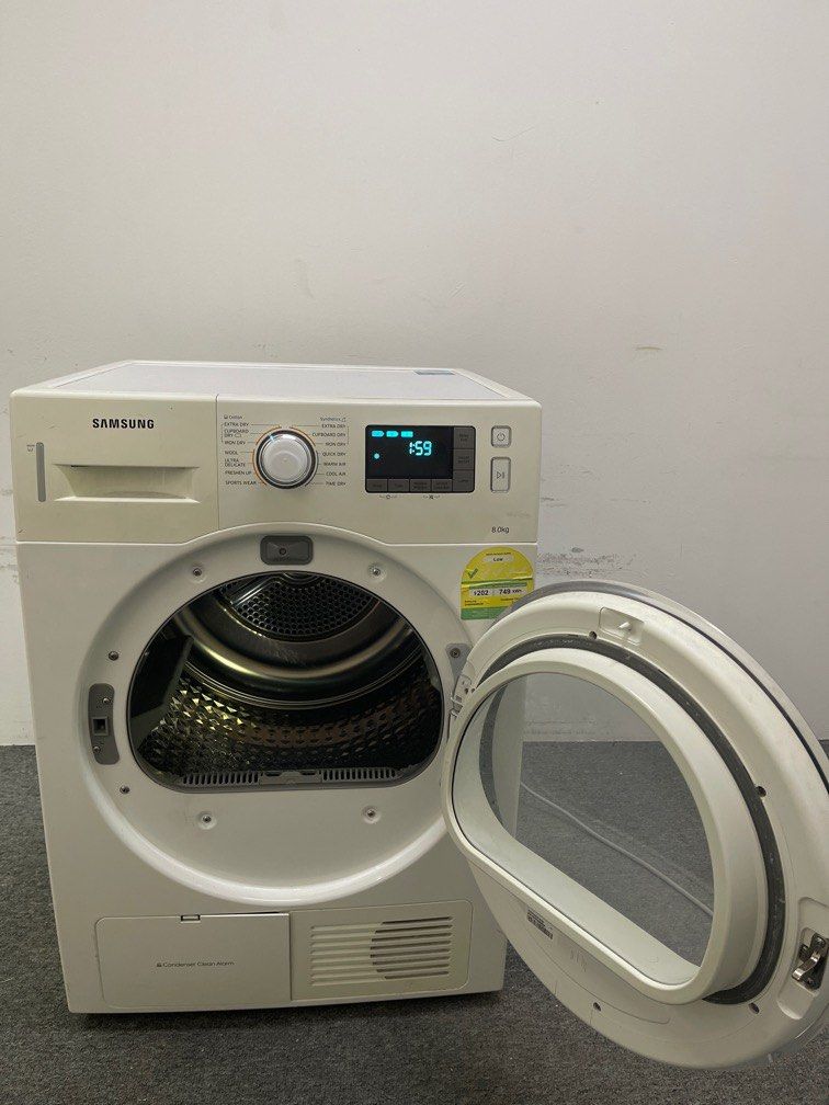 SAMSUNG 8kg CONDENSER DRYER, TV & Home Appliances, Washing Machines and ...