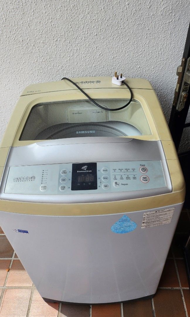 Samsung wobble tech washing machine, TV & Home Appliances, Washing ...