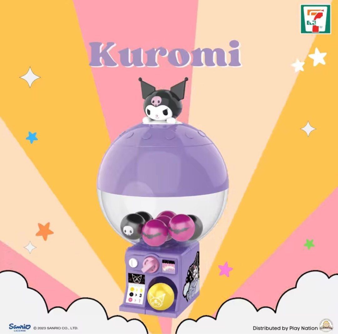 Sanrio kuromi cinnamoroll machine capsule 711 gachapon toy (from series ...