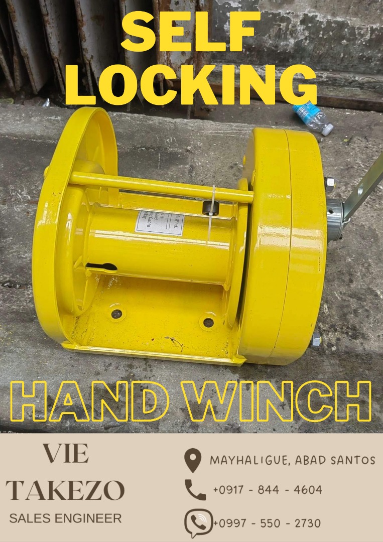SELF LOCKING HAND WINCH on Carousell