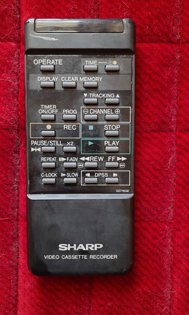 Sharp DVD Remote control, TV & Home Appliances, TV & Entertainment, TV ...