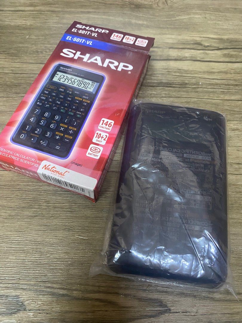 Sharp EL-501T-VL Scientific Calculator, Hobbies & Toys, Stationary ... Sharp EL-501T-VL Scientific Calculator, Hobbies & Toys, Stationary ...