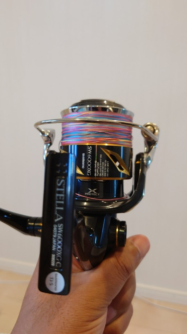 SHIMANO STELLA Stella SW 6000 XG 旋轉漁線輪 PE, 運動產品, 釣魚 - Carousell