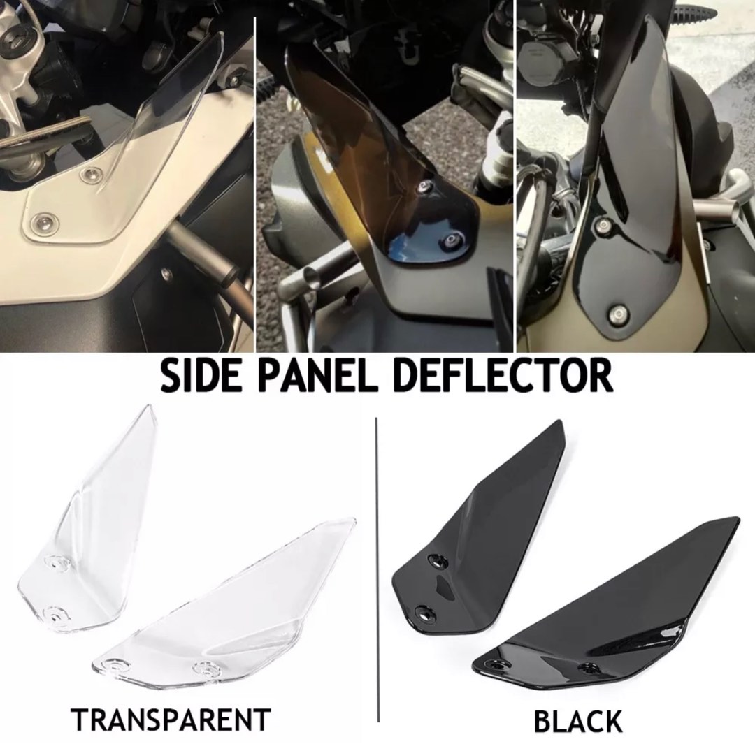 Side panel wind deflector BMW R1200GS/A, Motorcycles, Motorcycle ...