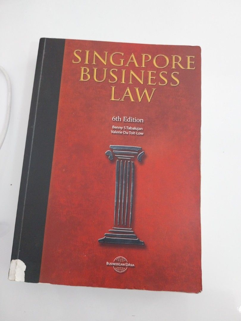 Singapore Business Law 6th Edition, Hobbies & Toys, Books & Magazines ...