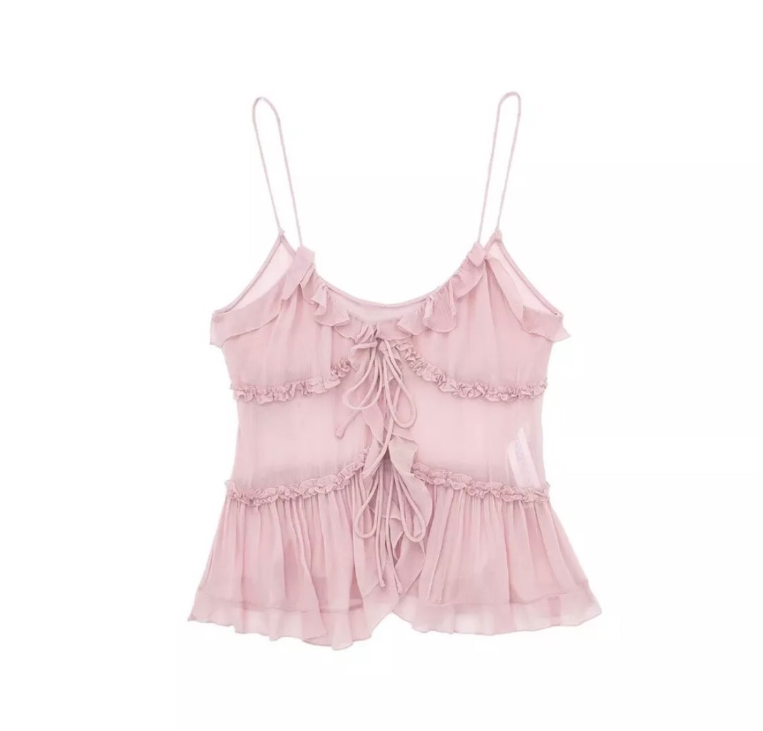 Sling top, Women's Fashion, Tops, Sleeveless on Carousell