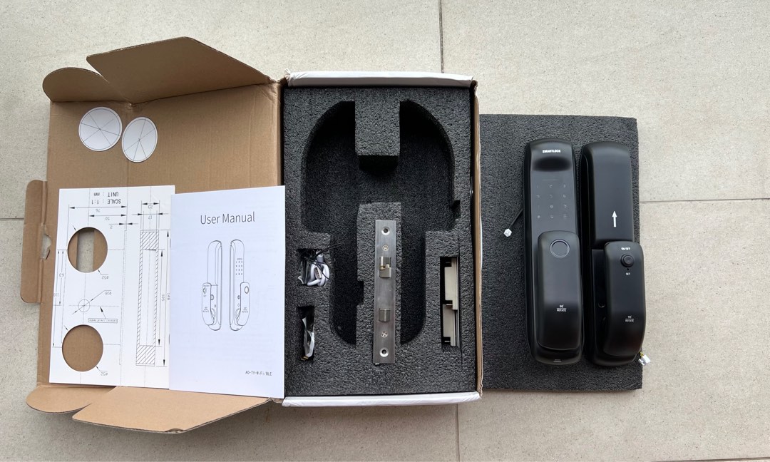 Singapore National Day special! Smart Door Lock for Tuya Lock with WiFi ...