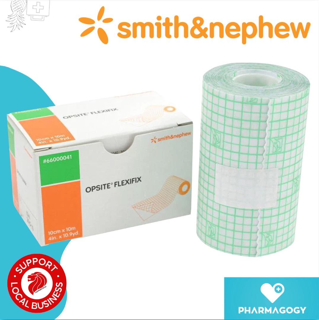 Smith & Nephew OPSITE FLEXIFIX 10cm X 10m 1 Roll, Dressing, Health ...