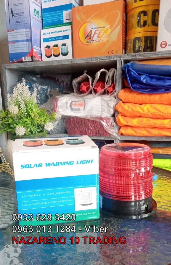 Solar Blinker Beacon Light Strobe Light Color Orange / Red on Carousell