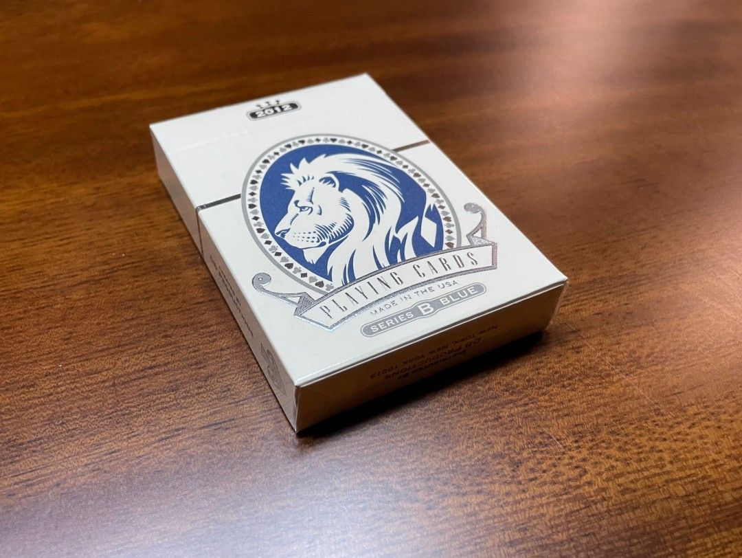 [Special Defect] David Blaine White Lions Blue Label Series B Playing ...