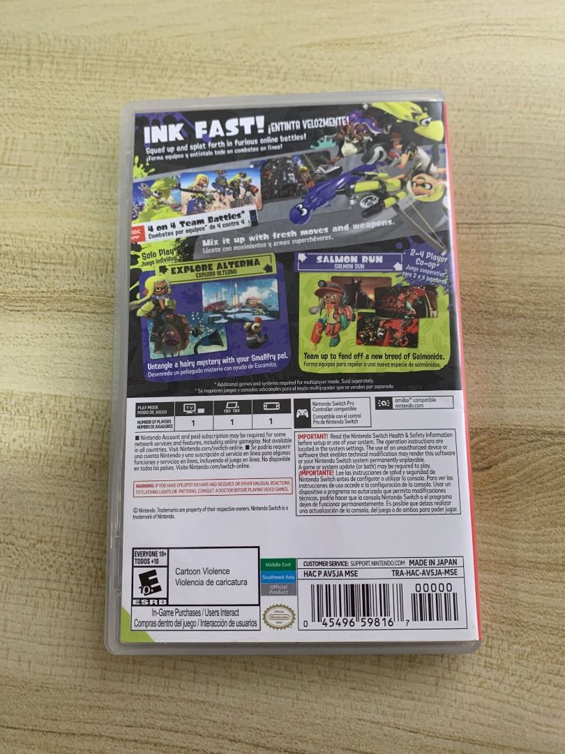 Splatoon 3 US version, Video Gaming, Video Games, Nintendo on Carousell