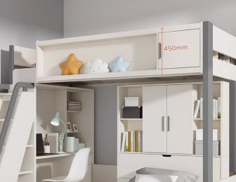 Staggered bunk bed adult household two-story bed children's two-story ...