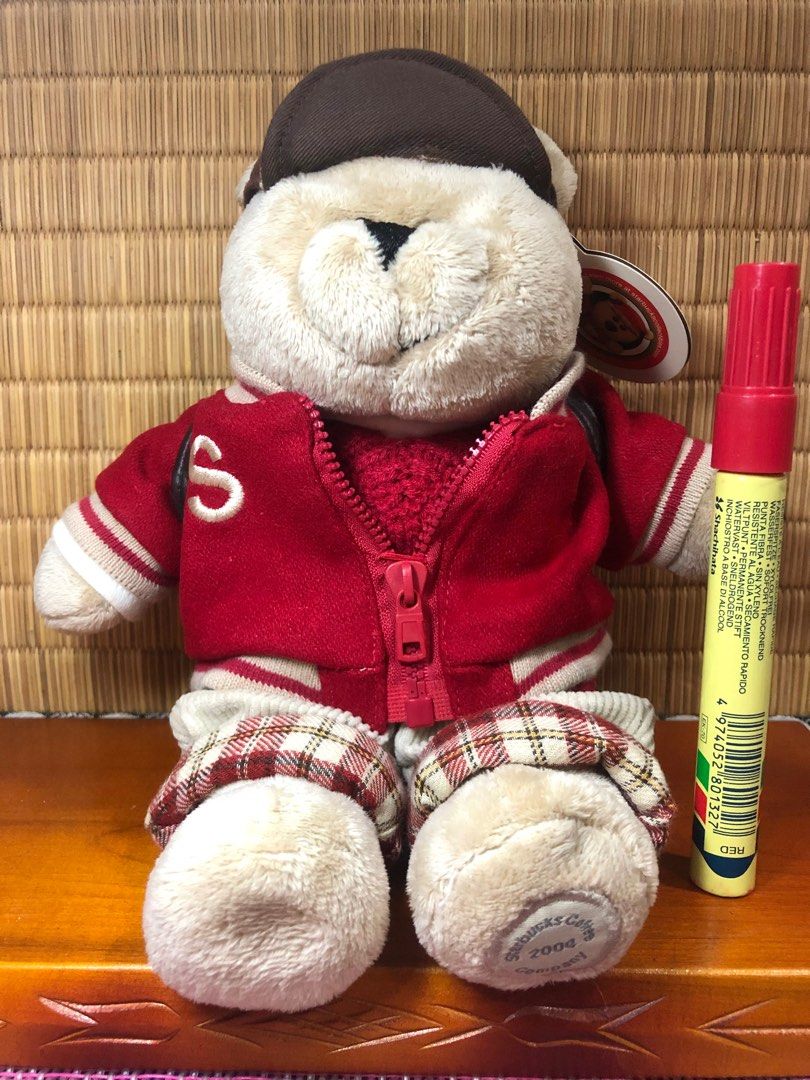 Starbucks Bearista Bear Back To School plush soft doll, Hobbies & Toys, Toys & Games on Carousell
