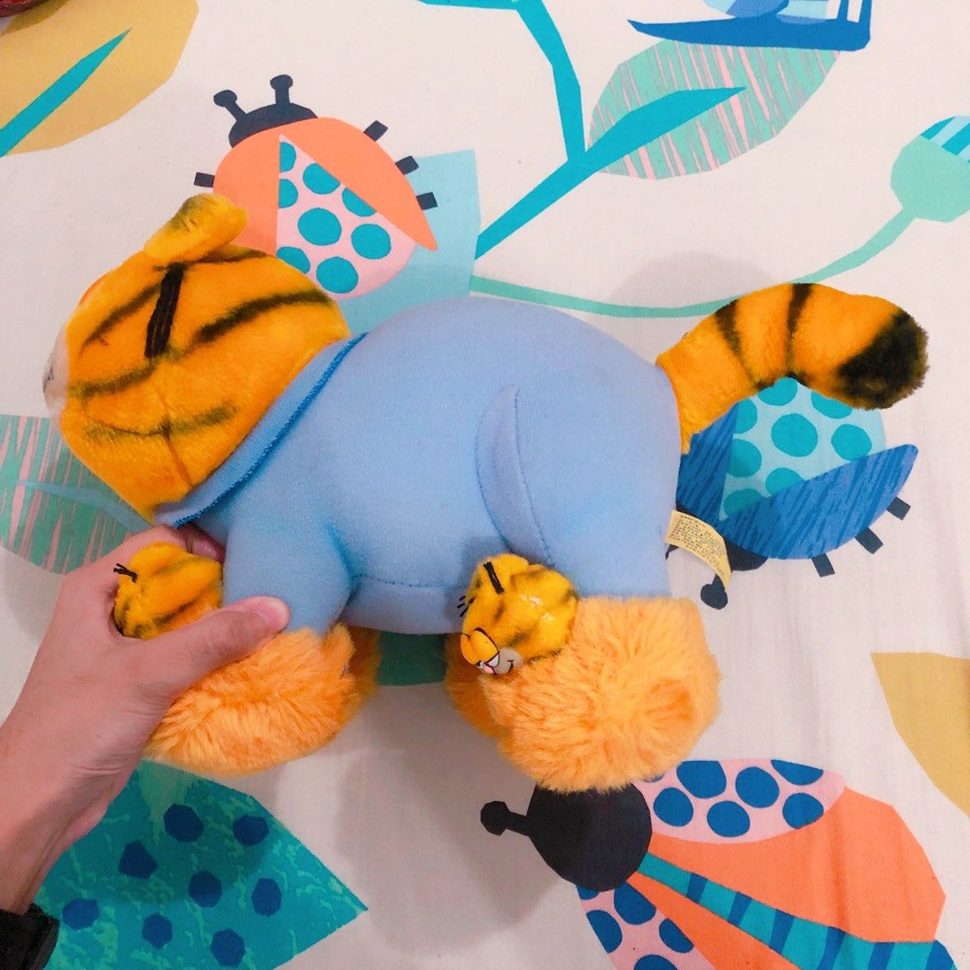 SUPER RARE 1981 Original Vintage Garfield My favorite slippers Plush ...