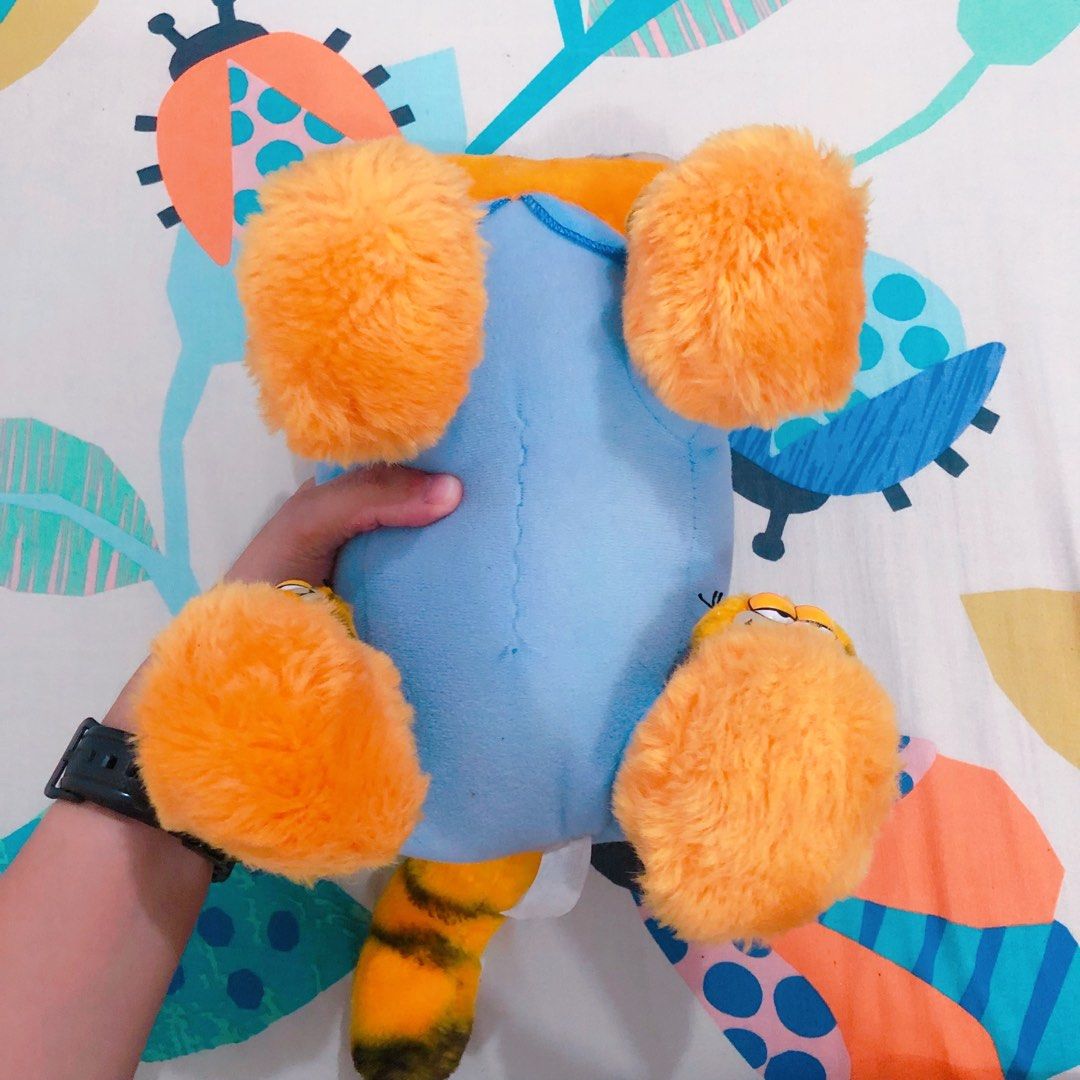 SUPER RARE 1981 Original Vintage Garfield My favorite slippers Plush ...