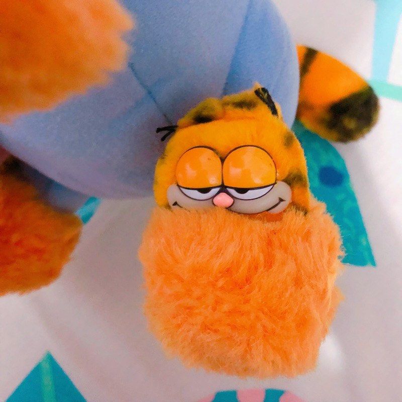 SUPER RARE 1981 Original Vintage Garfield My favorite slippers Plush ...