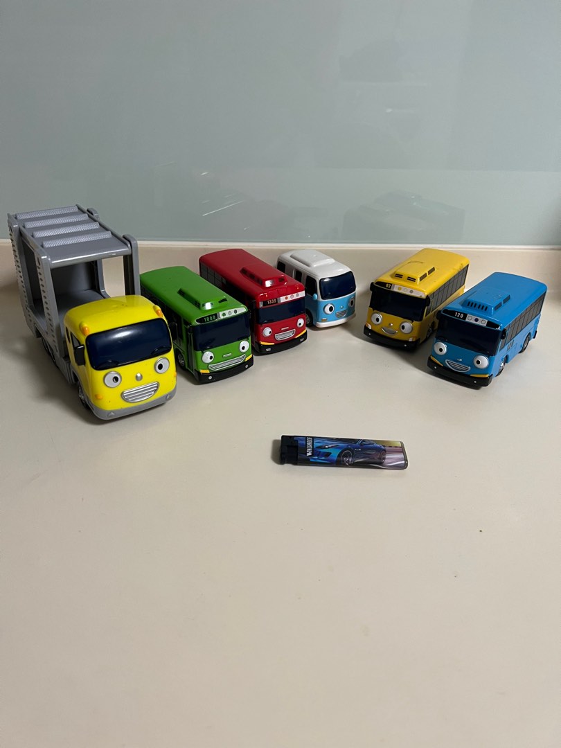 Tayo Push and Go Bus Set, Hobbies & Toys, Toys & Games on Carousell