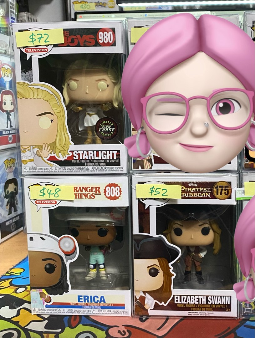 Television Funko Pops - The Boys Starlight Glow Chase | Stranger Things ...