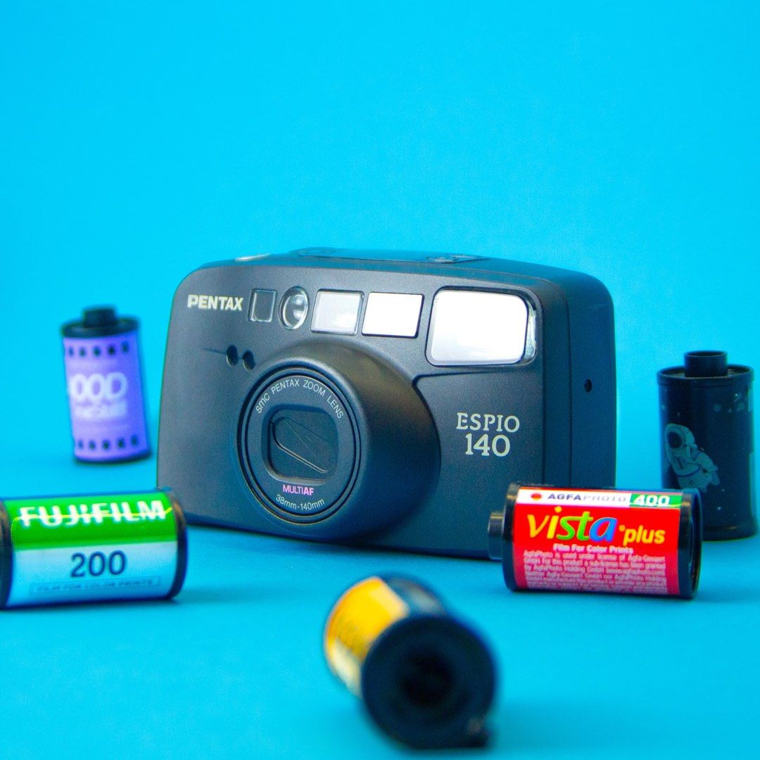 [TESTED] Pentax espio 140 35mm film camera point and shoot 9778850 ...