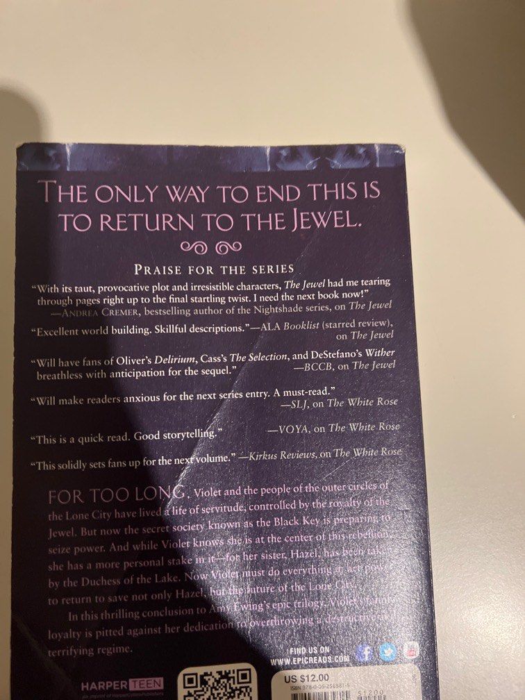 The black key by amy ewing, Buku & Alat Tulis, Buku di Carousell