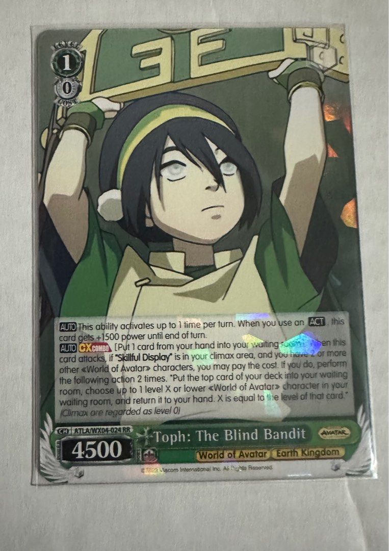 Toph: The Blind Bandit, Hobbies & Toys, Toys & Games on Carousell