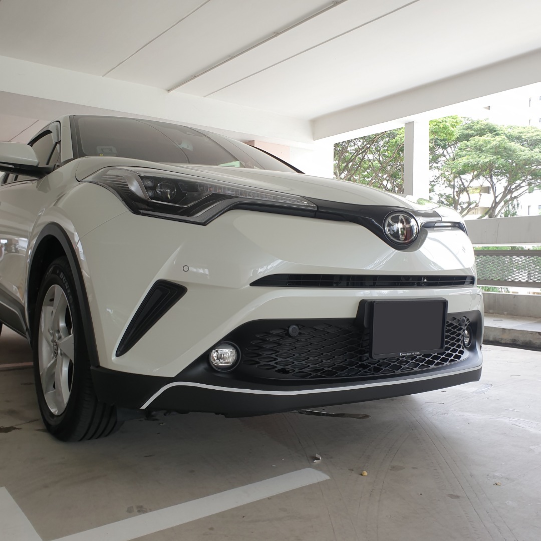 Toyota C-HR Hybrid 1.8A S Bumper line stickers - Authentic Red 3M ...