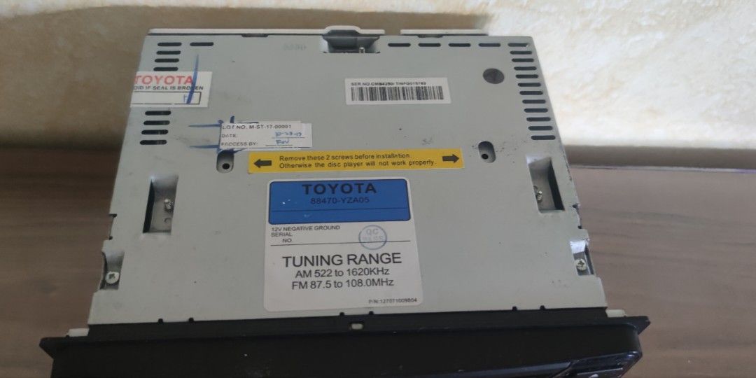 Toyota Innova Original Car Radio 2018 on Carousell