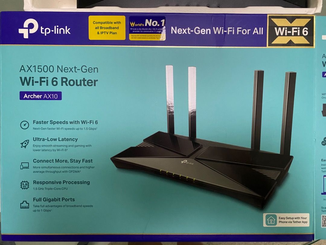 TP Link broadband router AX1500, Computers & Tech, Parts & Accessories ...