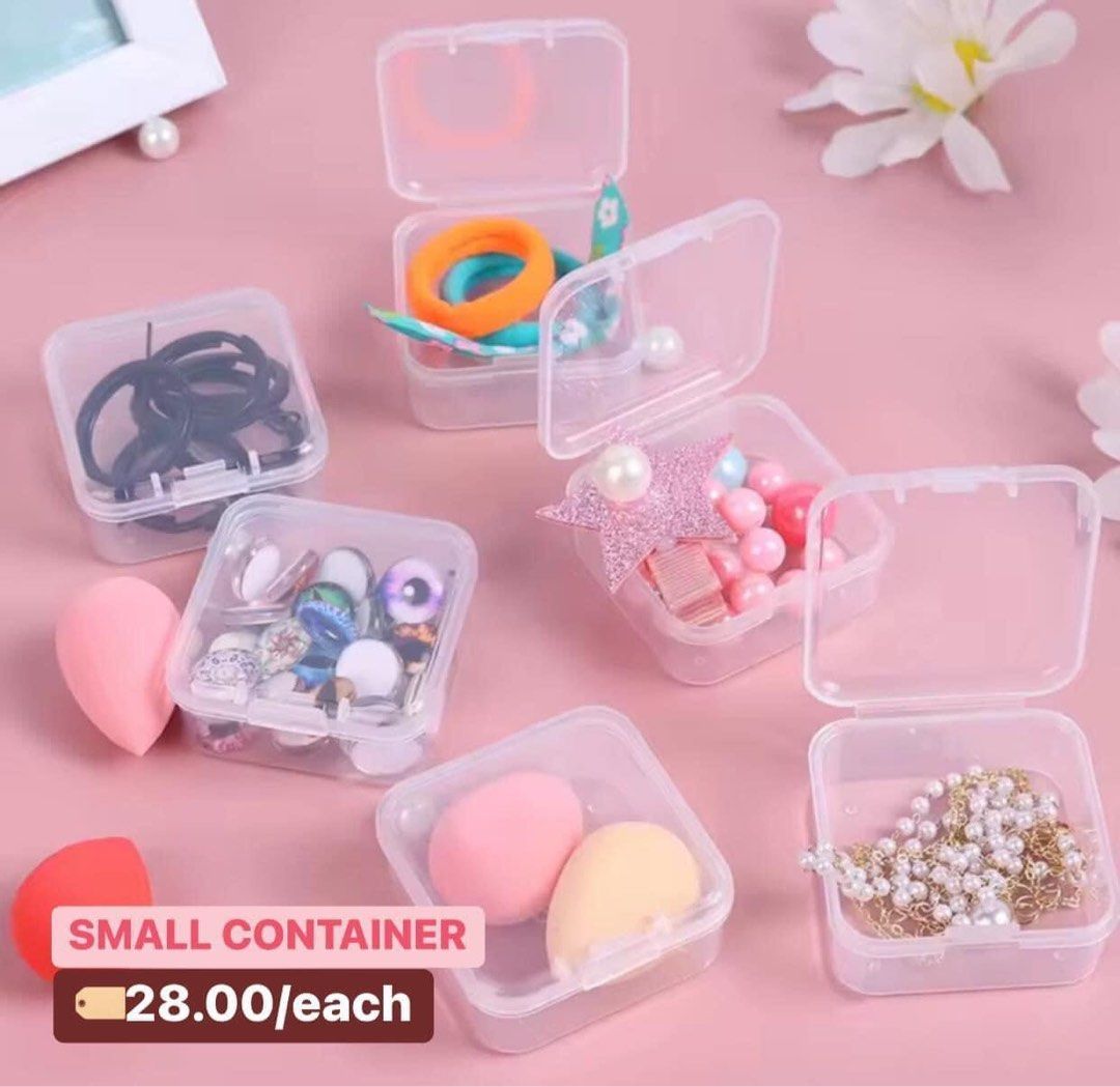 TRANSPARENT CONTAINER, Furniture & Home Living, Home Improvement ...