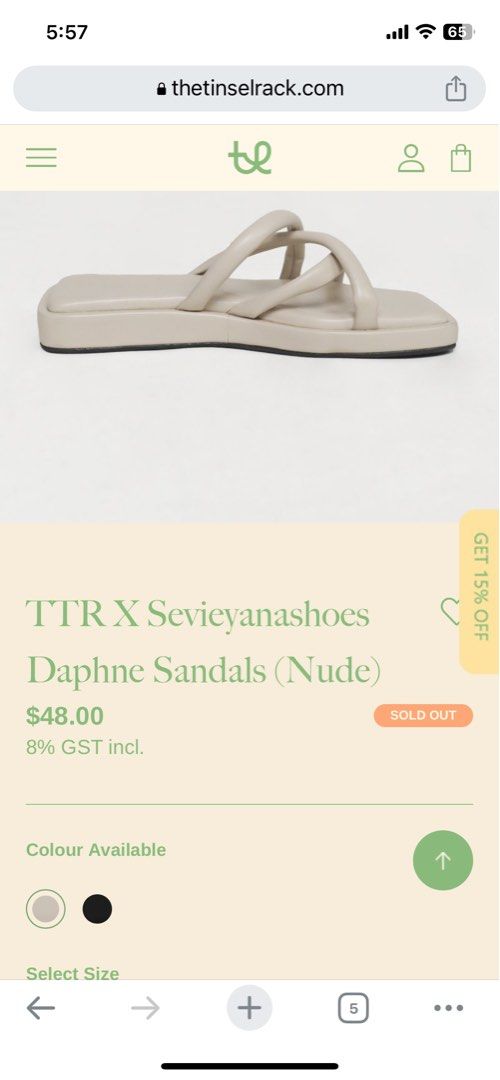 TTR x Sevieyanashoes Daphne Sandals (Nude), Women's Fashion, Footwear, Sandals on Carousell