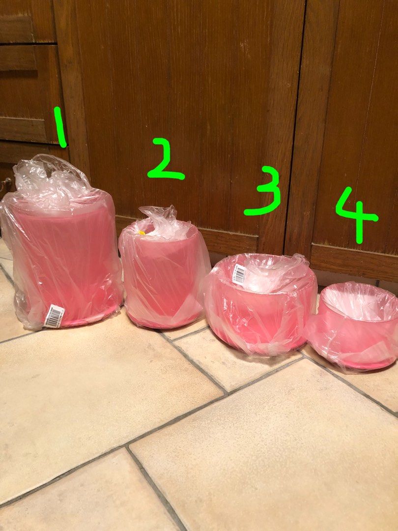 Tupperware One Touch (Pink), Furniture & Home Living, Kitchenware ...