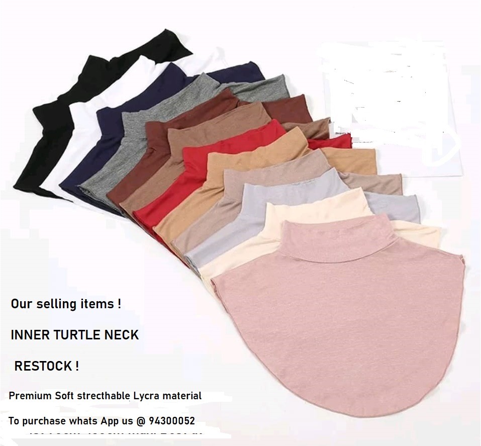 turtle neck cover, Women's Fashion, Muslimah Fashion, Hijabs on Carousell