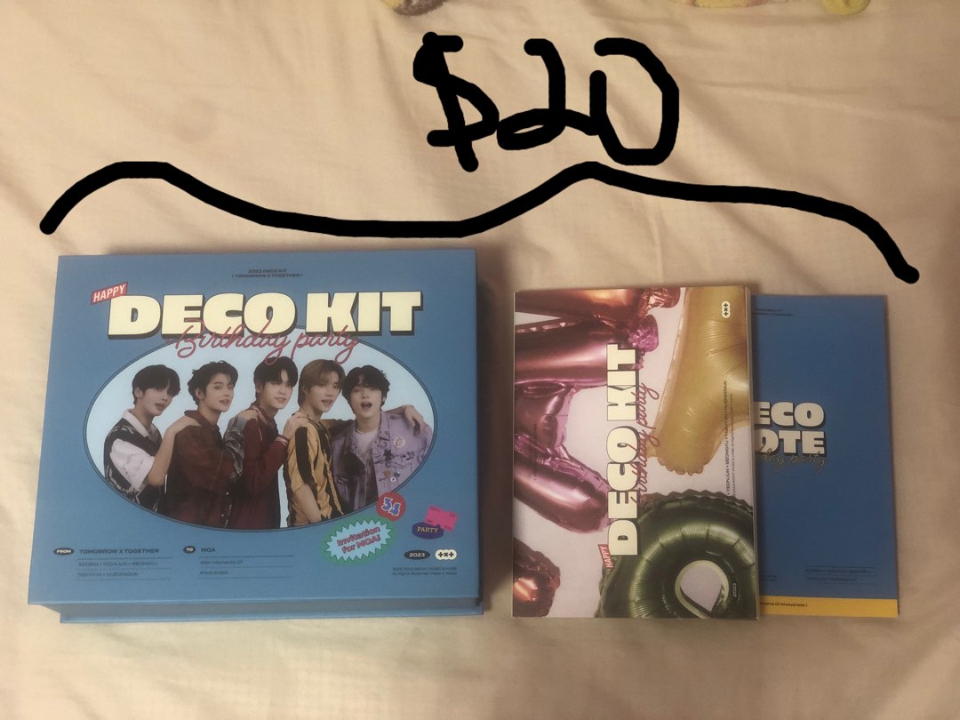 TXT deco kit 2023, Hobbies & Toys, Memorabilia & Collectibles, K-Wave ...