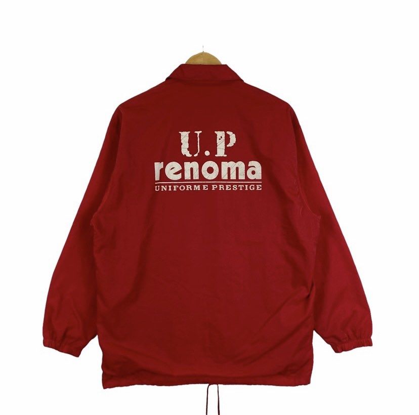 Up Renoma Big Logo Coach Jacket, Women's Fashion, Coats, Jackets and Outerwear on Carousell
